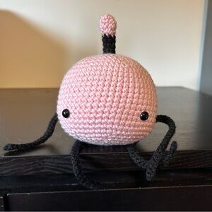 Toys | Pink Homemade Crochet Junimo Stardew Valley Plush | Poshmark